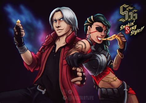 Dante X Samira Crossover Dmc5xleague Of Legends By Gohasen On Deviantart