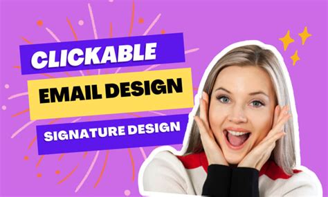 Design Clickable Html Email Signature Or Email Template By Minal Hossain Fiverr