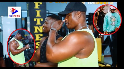 Part 1bodyguard Wa Diamond Na Uchebe Wakiwa Gymangalia Mazoezi