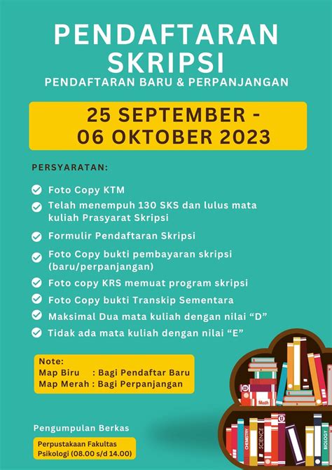 Pengumuman Pendaftaran Skripsi Psikologi Unmer Malang