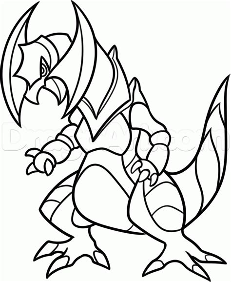 Haxorus Pokemon Da Colorare Scarica Stampa O Colora Subito Online