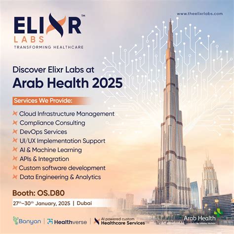 Teamelixr Elixrlabs Arabhealth2025 Arabhealthdubai