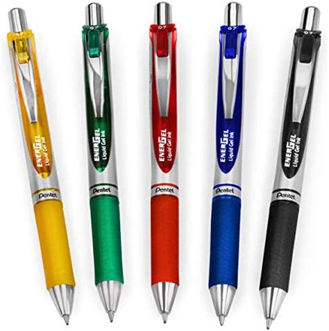 Pentel EnerGel XM BL Retractable Liquid Gel Ink Pen Mm Recycled Pack Of