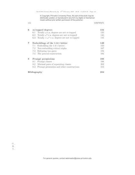 A Hierarchy Of Turing Degrees Princeton University Press