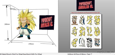 Dragon Ball Chibi Gotenks Ssj3 Paperzone Vn