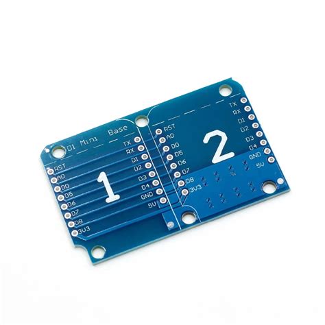 【kamdss015】double Socket Dual Base Shield For Wemos D1 Mini Nodemcu Esp8266 Diy Pcb D1 Expansion