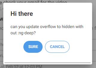 How Avoiding Ng Deep In Angular Material Dialog Style Stack Overflow