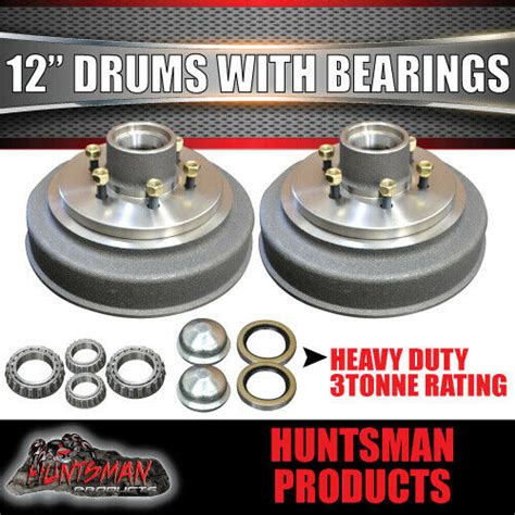 12 3000kg Trailer Caravan Electric Drum Brake Kit Suit Alko 30210