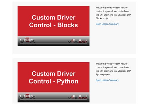 Teaching VEX EXP STEM Lab Units With VEXcode EXP Python VEX Library