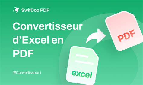 convertisseur gratuit d excel en pdf en ligne swifdoo pdf