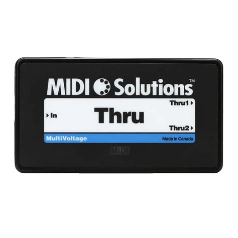 MIDI Solutions Thru 1 In 2 Out MIDI Interface