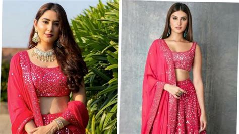 Disha Parmar Vs Tara Sutaria Which Diva Slew The Shining Pinkish