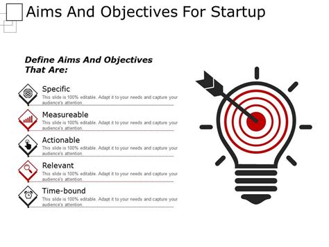 Aims And Objectives For Startup Example Of Ppt Presentation