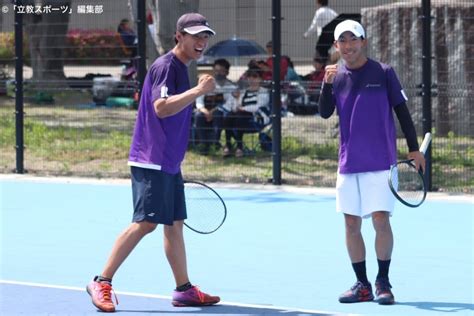 【テニス部男子】躍進遂げた角田・時岡ペア。健闘するも準決勝敗退。 「立教スポーツ」編集部