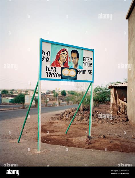 Eritrea Assab A Cultural Billboard Advocating Staying Faithful To
