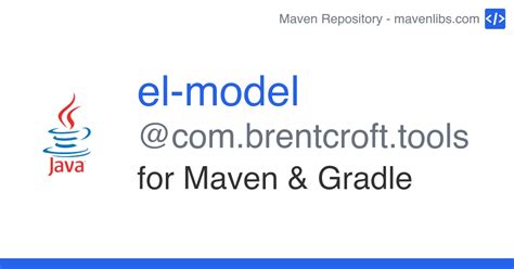 el model for maven and gradle com brentcroft tools
