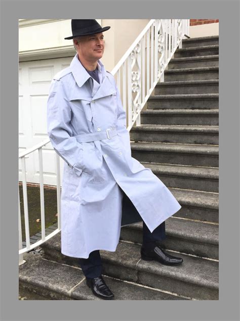 Bogart Mackintosh Opal White Polyester Hamilton Classics Rainwear