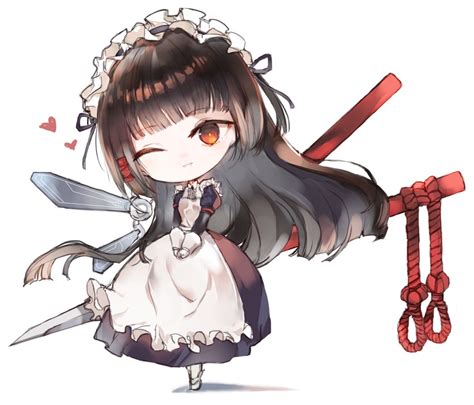 Scissors Lise Last Origin Drawn By Kotatu Akaki Aoki Danbooru