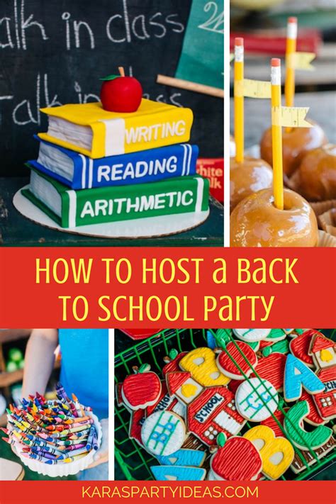 Karas Party Ideas How To Host A Back To School Party Karas Party Ideas