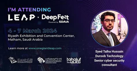 Syed Talha Hussain On Linkedin Leap And Deepfest 2024