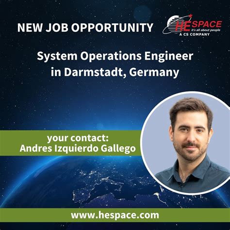 He Space Operations On Linkedin System Operations Engineer
