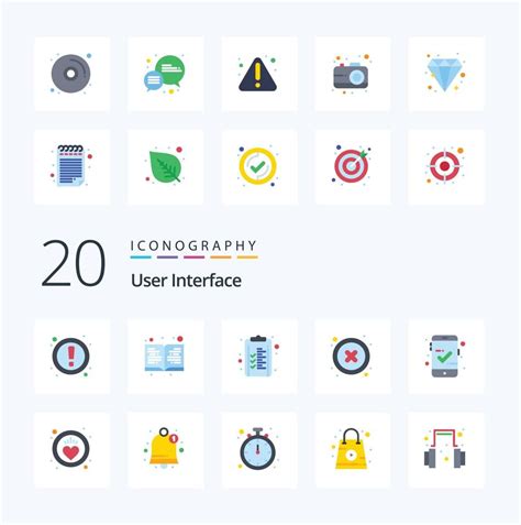 User Interface Flat Color Icon Pack Like Mobile Access Approved