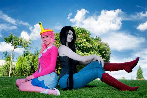 Princess Bubblegum And Marceline By Kinpatsu Cosplay On Deviantart