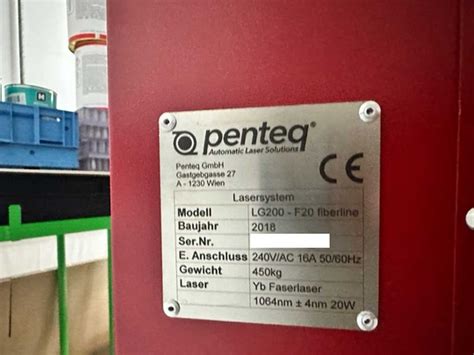 Penteq LG200 F20 Fiberline Faserlaser MACHIZON
