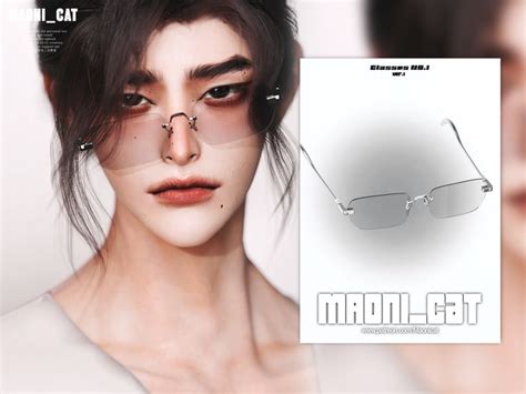 24 06 Rimless Glasses Maonicat Sims 4 Sims Sims 4 Cc Makeup