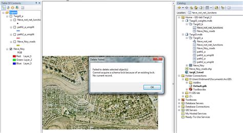 Arcgis Desktop How To Acquire Schema Lock Is One Already Exists