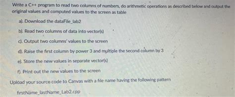 Solved ↦10co→ On On H ω Oswrite A C Program To Read Two