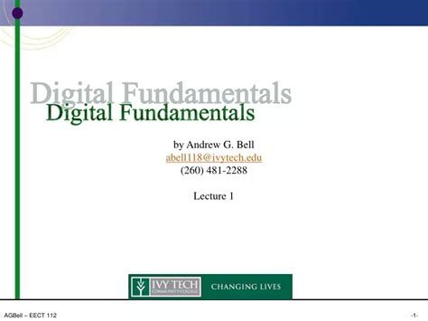 PPT Digital Fundamentals PowerPoint Presentation Free Download ID