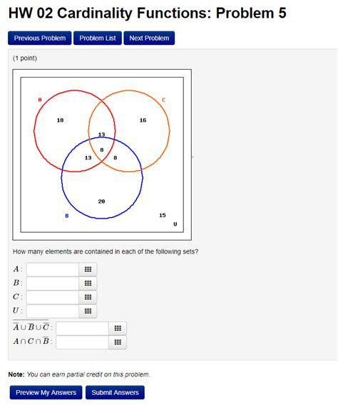 Solved How Many Elements Are Contained In Each Of The Chegg Com