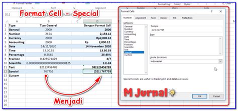 Format Cell Excel Kenali Semua Fitur Pemformatan Cell M Jurnal
