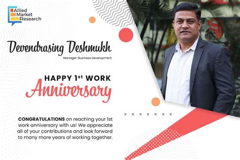 Catalysts Of Amr On Linkedin Happy Work Anniversary Devendra Deshmukh