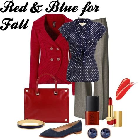 Red Blue For Fall By Sheree 314 On Polyvore Cool Outfits Fashion