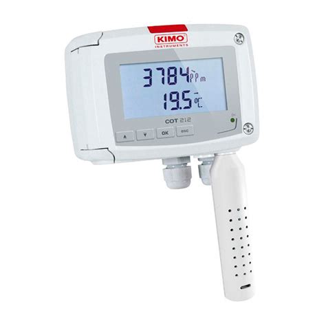Sensor De Co2 Y Temperatura Cot 212 R Kimo High Tech Service