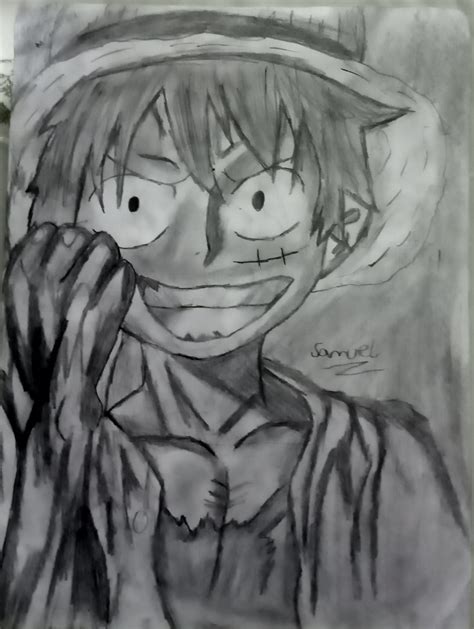 Mi Dibujo De Luffy A L Piz Samuel Art Illustrations Art Street