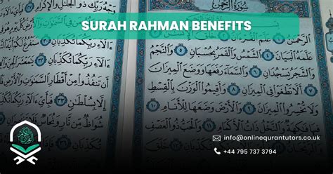 Surah Rahman Benefits 12 Powerful Blessings Of Daily Recitation
