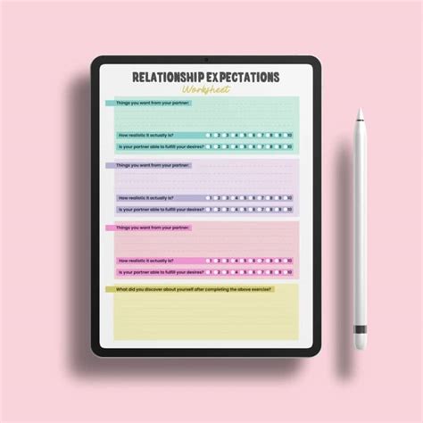 Relationship Expectations Worksheet Sel And Counseling Resource Tpt