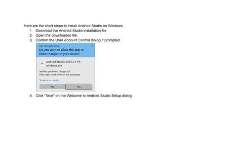 cs 4405 01 mobile applications written assignment unit 2 here are the short steps to install
