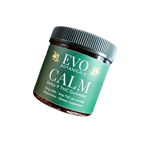 Calm 25mg Cbd 5mg Delta 9 Gummies