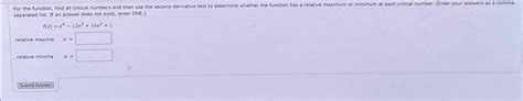Solved Separated List If An Answer Does Not Exist Enter Chegg