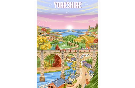 Yorkshire Sunrise Digital Giclee Print By Lizzie Anthony — Lizzie Anthony