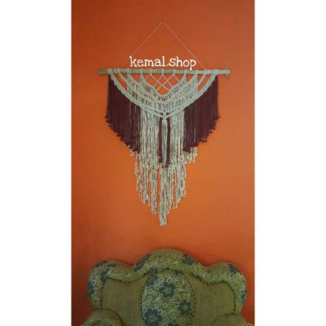 Jual Macrame Wall Hanging 1 Meter Shopee Indonesia