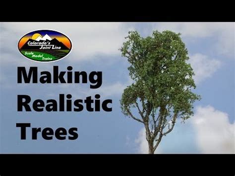 How To Make Easy Super Realistic Trees For Model Train Layouts Wargamming Dioramas Artofit