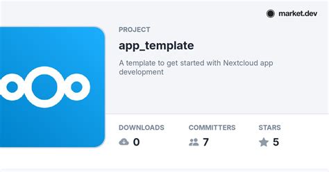 App Template Ecosystem Directory Market Dev