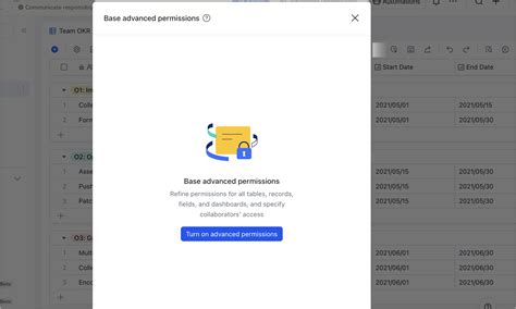 Use Advanced Permissions In Base