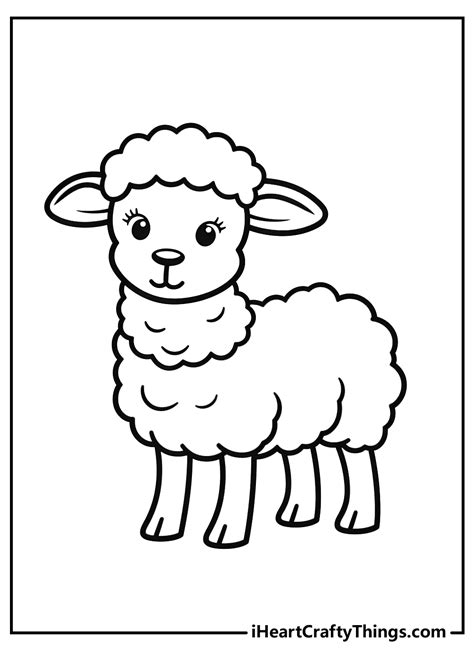 Printable Lamb Coloring Pages [2025]