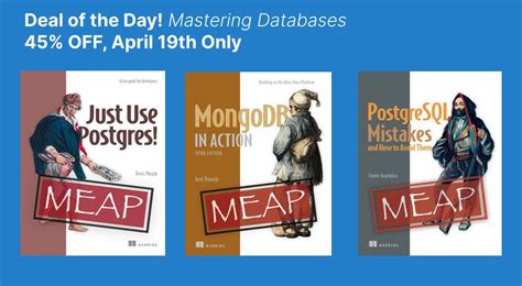 Spoiler Alert In Just A Few Hours Manning Publications Co Kicks Off The Deal Of The Day For